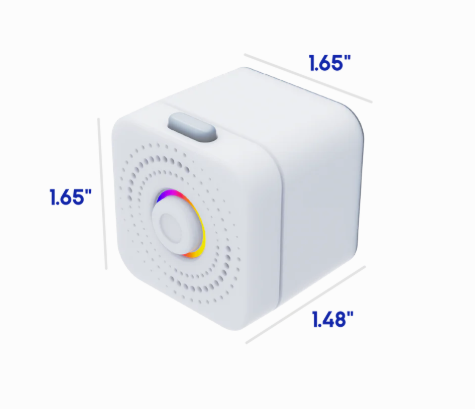 What is the size of the Hub, Satellite and Tags – Nomo Smart Care